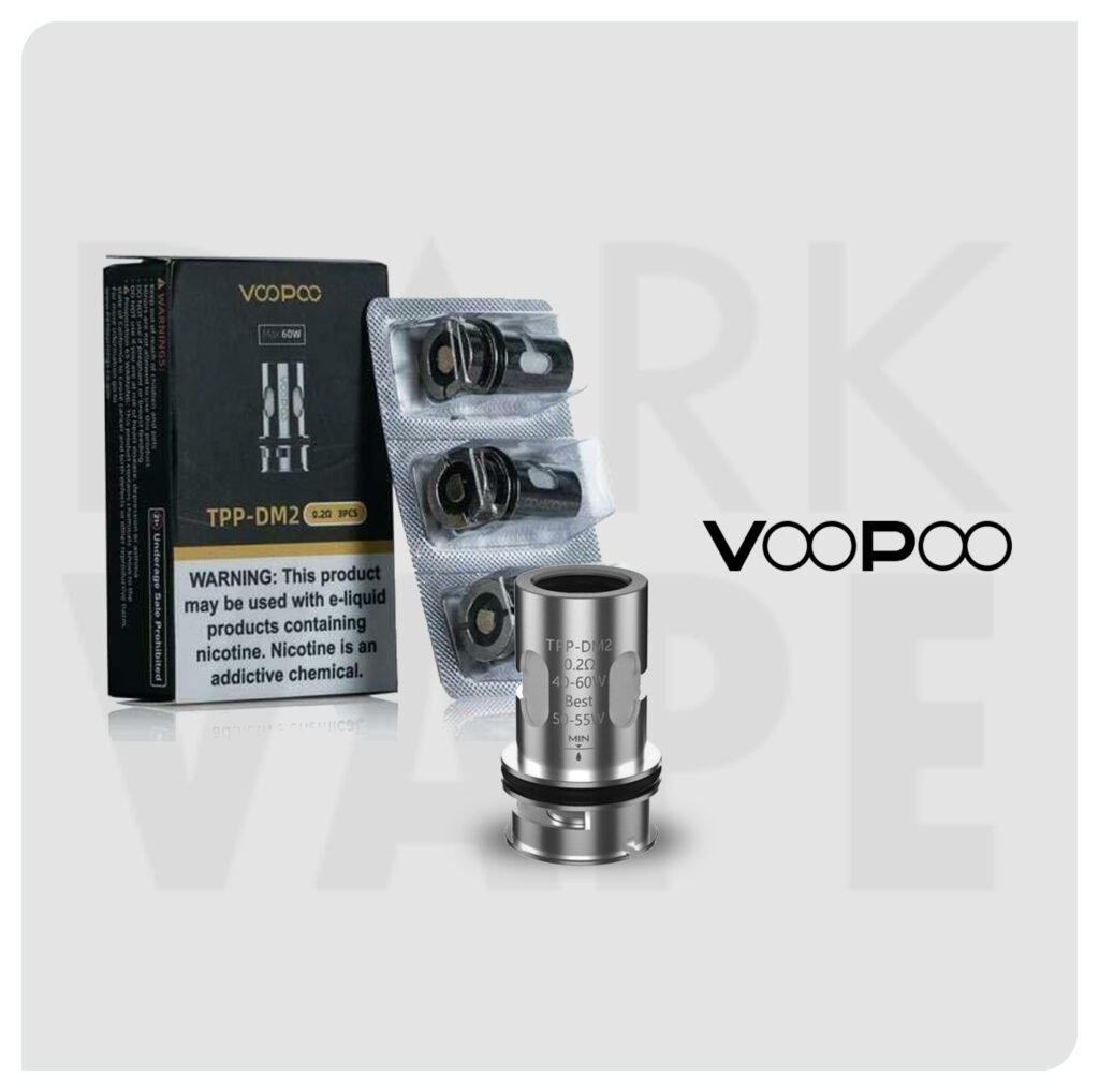 RESISTENCIA - Comercial - Voopoo - TPP - DM2 0.2 oHm 3Pc´s - 40-60W - Mesh - (Pack x 3) - DARKVAPE